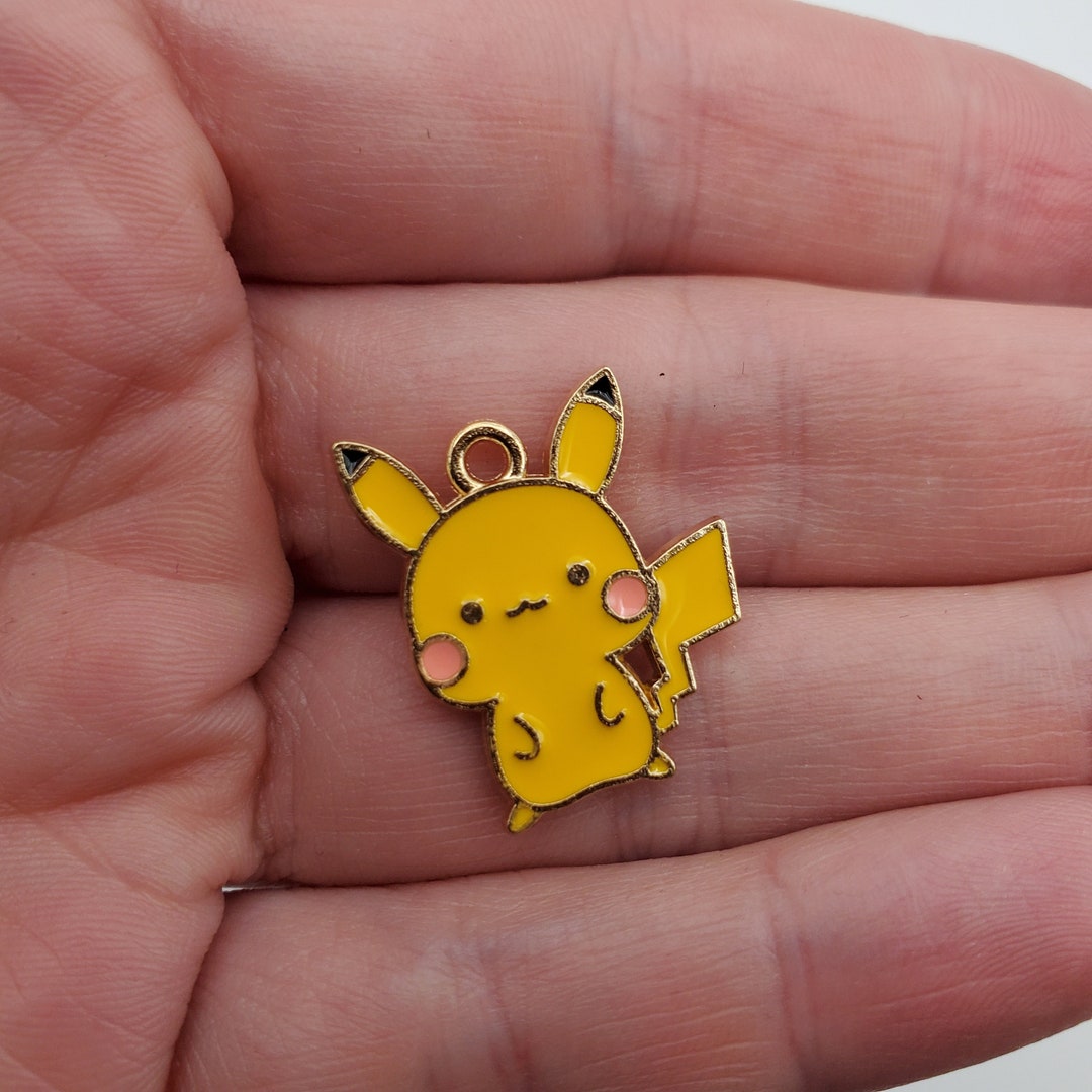 Whimsical Collection of 5 Pika Charms, Poke Charms, Cartoon Charms ...