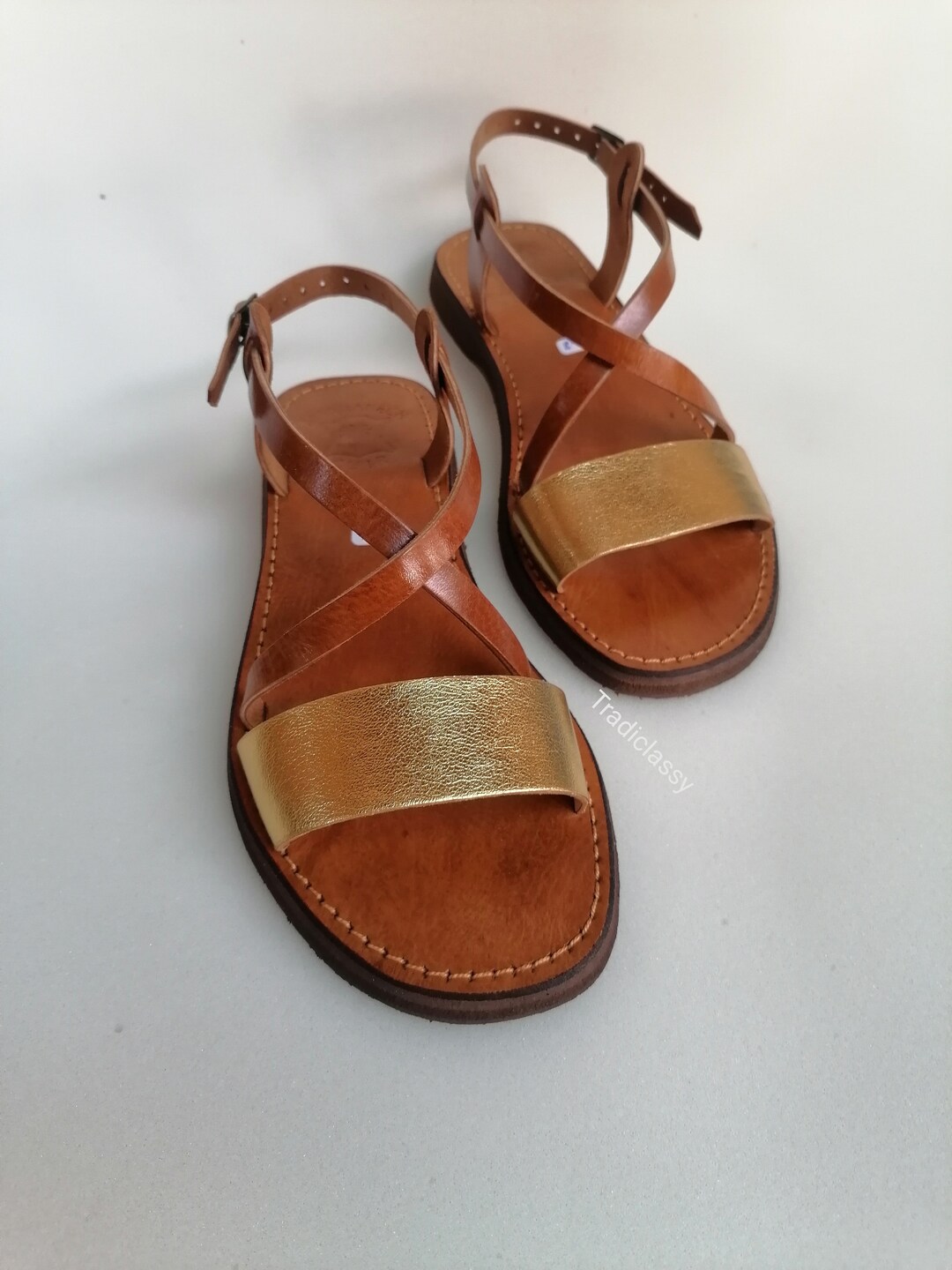 Moroccan Leather Sandals for Women - Handmade - Quality Moroccan ...