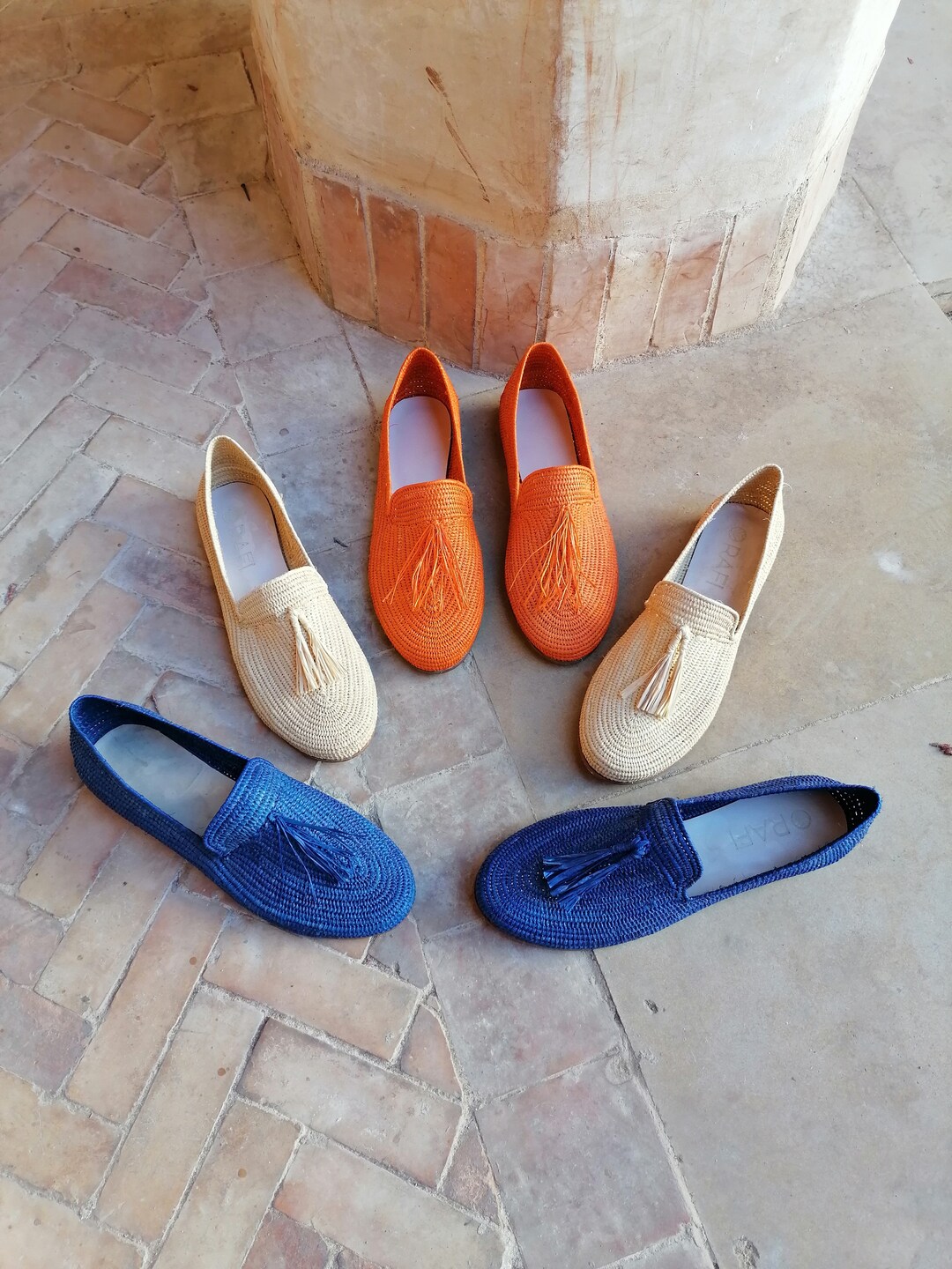 Raffia Shoes for Women, Natural Raffia Moccasins, Handmade Raffia Mules ...