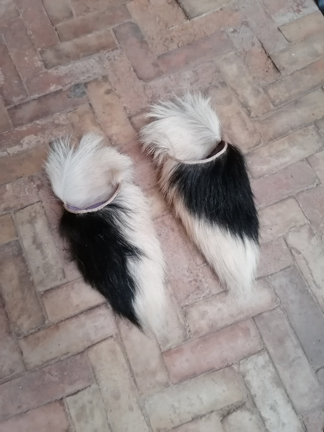 Size 38EU, Women's Slipper From Goat Hair, Goat Skin Slipper, Hand Sewn ...