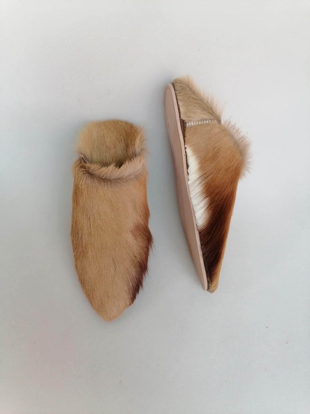 Women's Slipper From Goat Hair Goat Skin Slipper Hand - Etsy UK