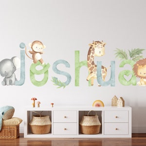 Custom Name Decal for Nursery, Baby Boy- Girl Name Sticker, Kids Name ...