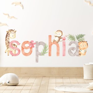 Custom Name Decal for Nursery, Baby Boy- Girl Name Sticker, Kids Name ...