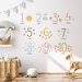 Nursery Rainbow Numbers Wall Sticker , Playroom Wall Decal, Kids ...
