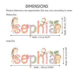Custom Name Decal for Nursery, Baby Boy- Girl Name Sticker, Kids Name ...