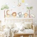 XL Safari Wall Sticker Set for Kids, Safari Animals, Wall Decal, Africa ...