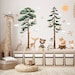 XL Safari Wall Sticker Set for Kids, Safari Animals, Wall Decal, Africa ...