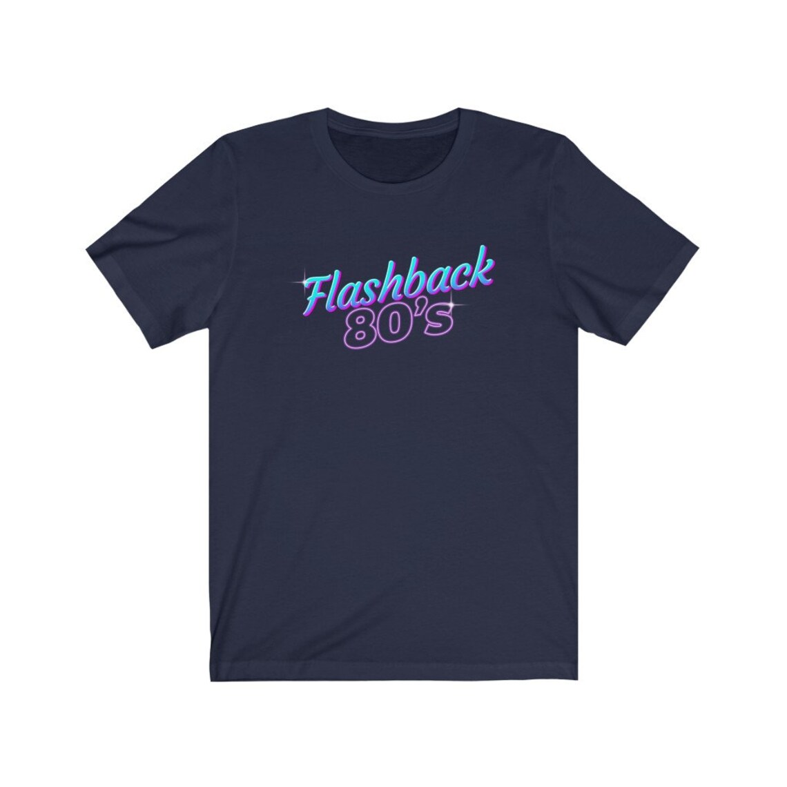 Flashback Eighties TShirt Neon Retro 80er Jahre Top Total - Etsy.de