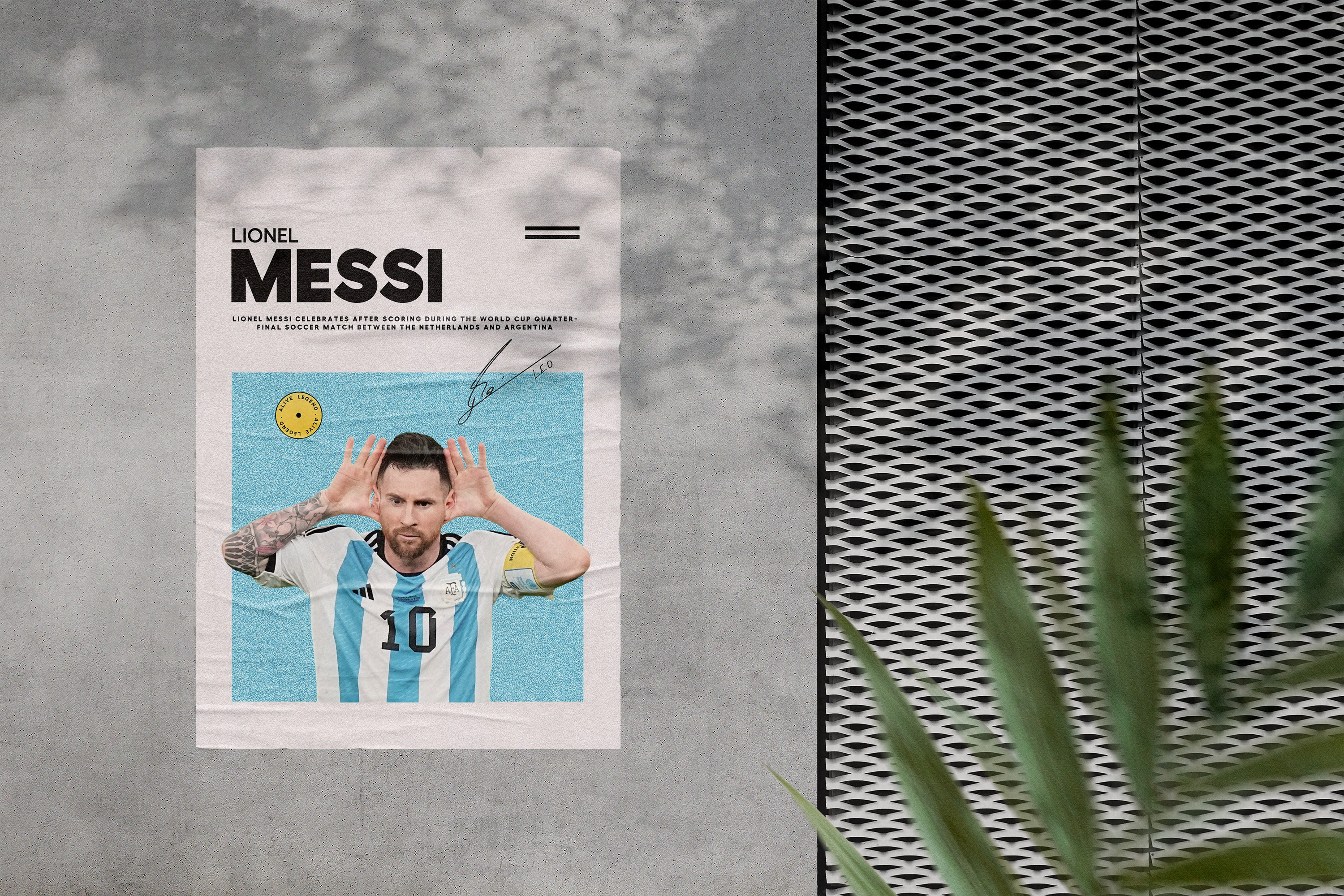 MESSI Celebration POSTER, MESSI Celebration Printable Postcard or Wall ...