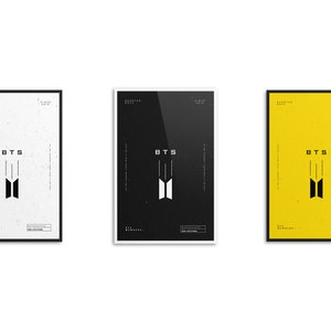 Bts Poster or Bts Prints or Bts Postcard or Art Wall Wall - Etsy