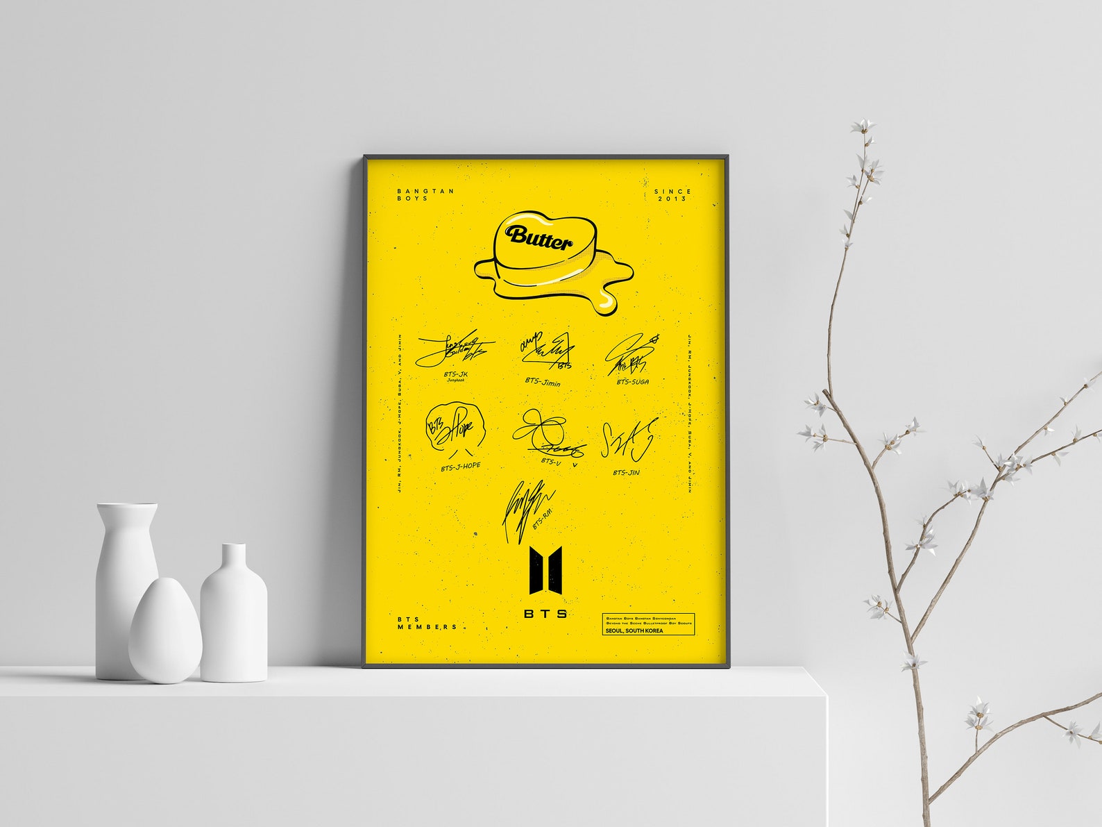 BTS Butter Poster bts Butter Kpop Butter bts Bts Decor | Etsy
