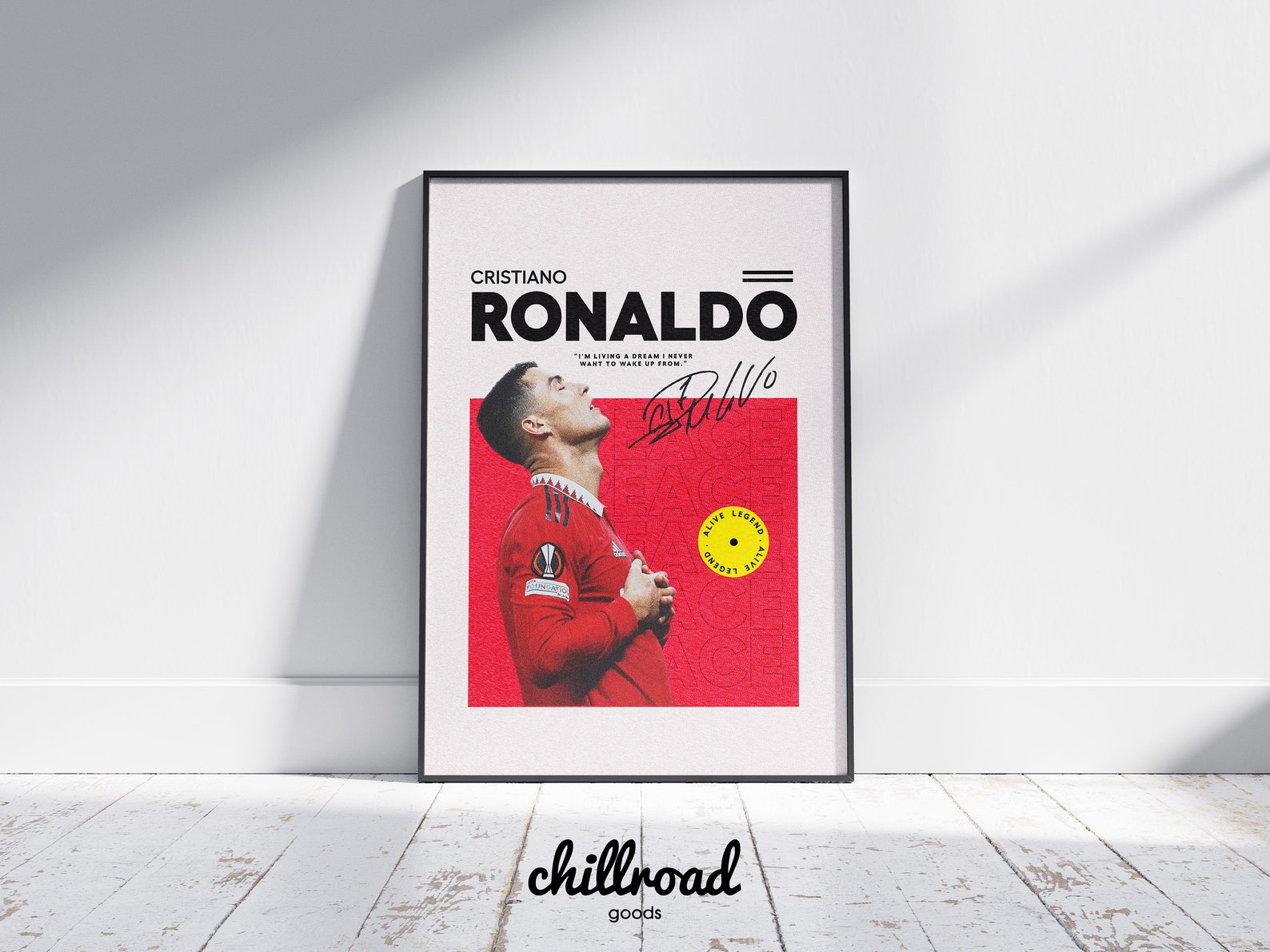 Cristiano Ronaldo Peace of Mind Poster Cristiano Ronaldo - Etsy