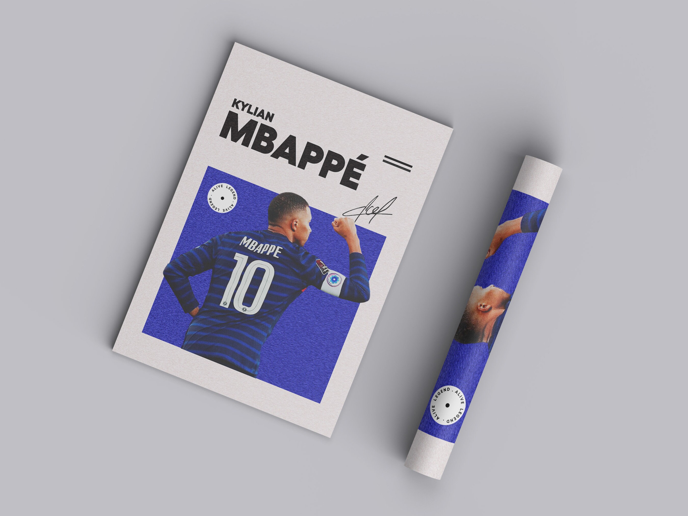 Mbappe POSTER, Mbappé Printable Postcard or Wall Decor "digital ...
