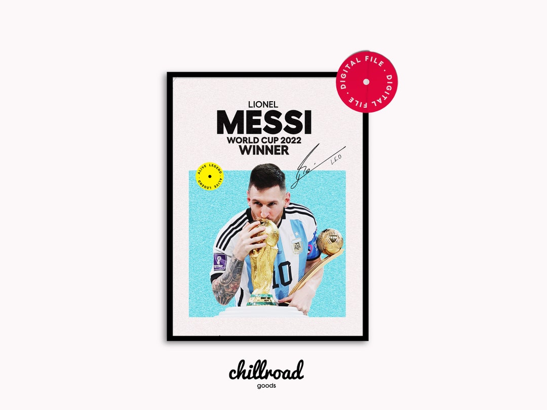 Messi POSTER MESSI Printable Postcard or Wall Decor - Etsy