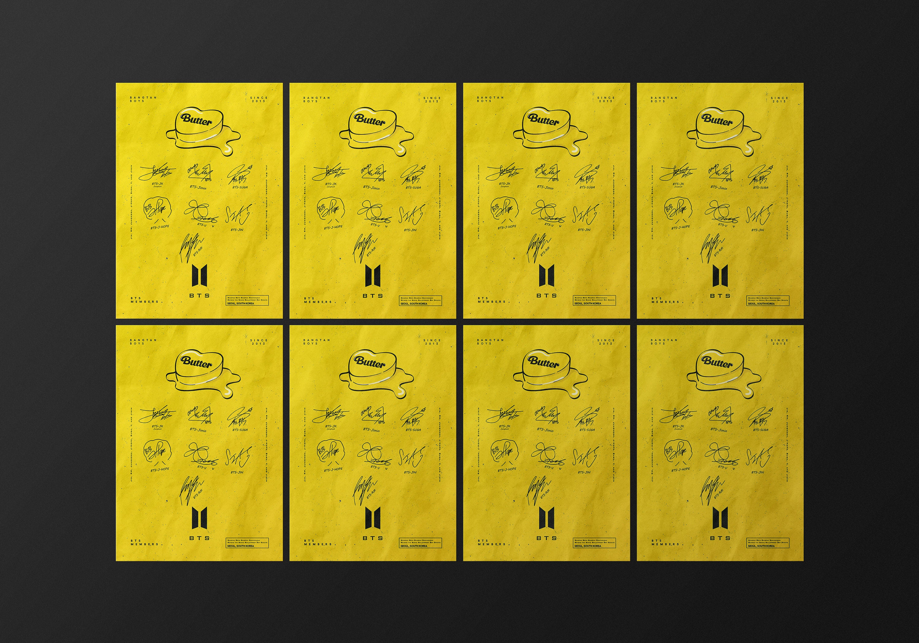 BTS Butter Poster, bts Butter, Kpop Butter, bts, Bts Decor, Wall Decor ...