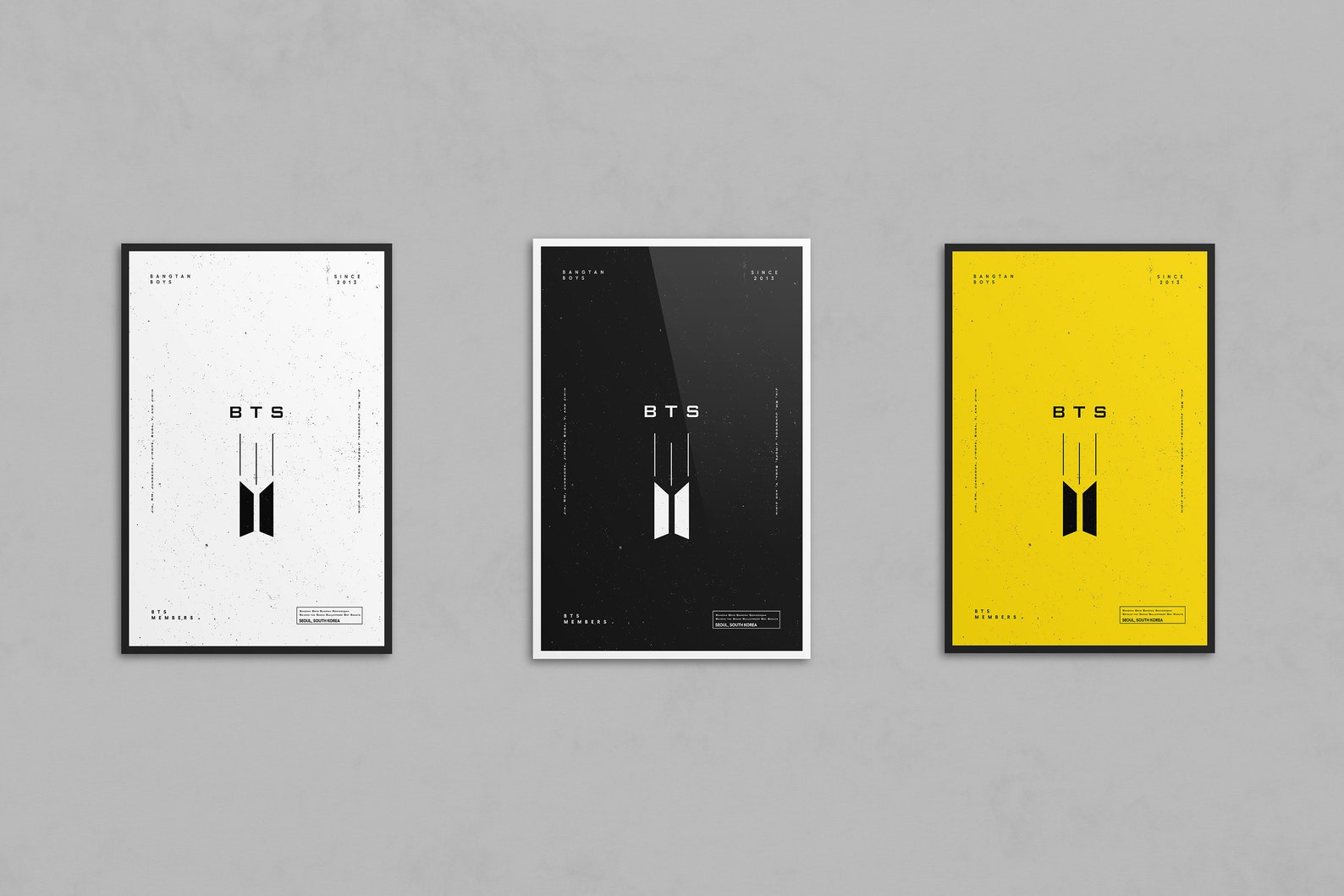 Bts Poster or Bts Prints or Bts Postcard or Art Wall Wall - Etsy