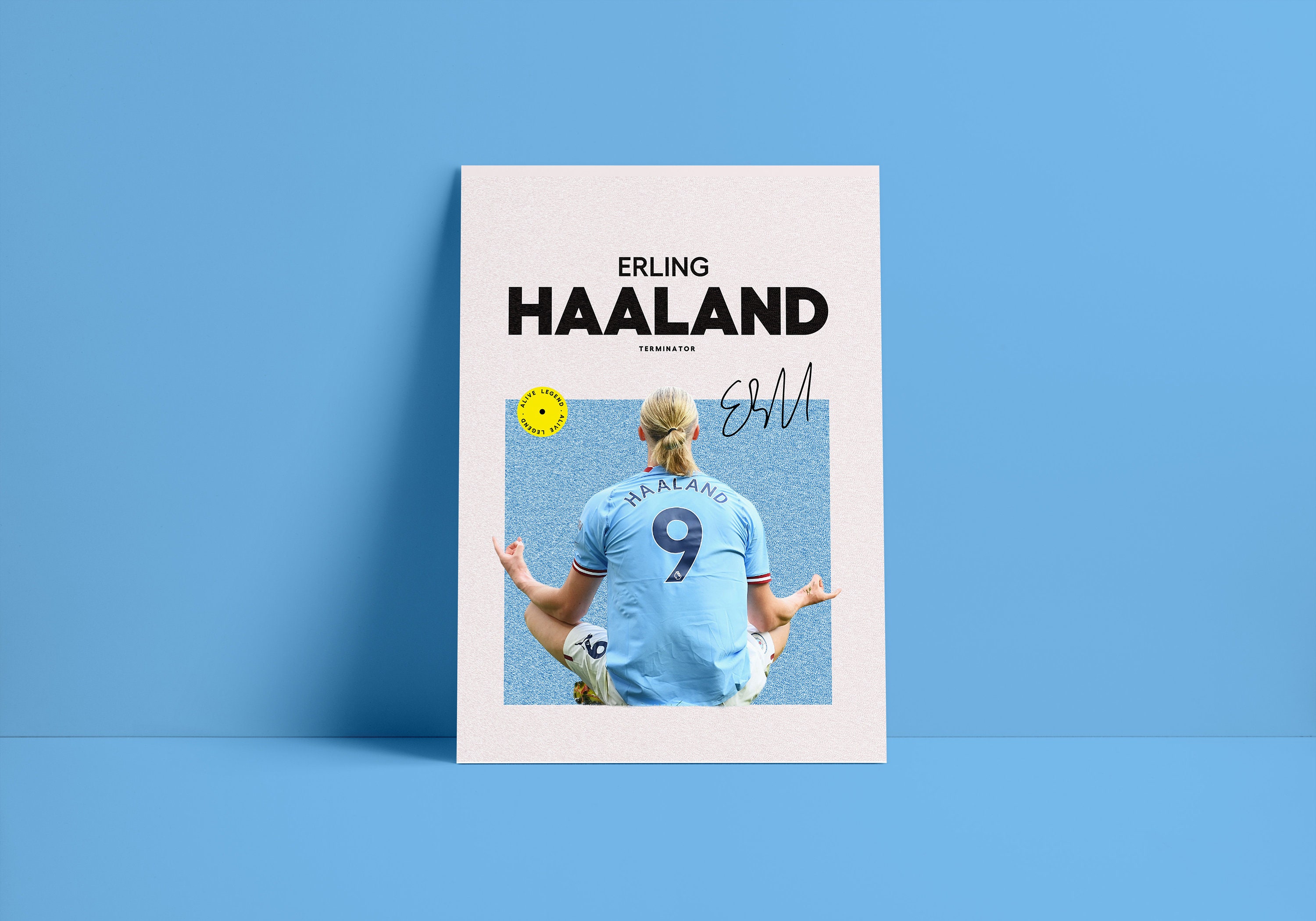 Haaland POSTER, Haaland Printable Postcard or Wall Decor digital ...