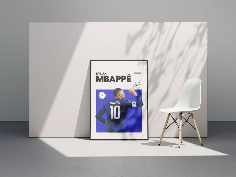 Mbappe POSTER Mbappé Printable Postcard or Wall Decor - Etsy