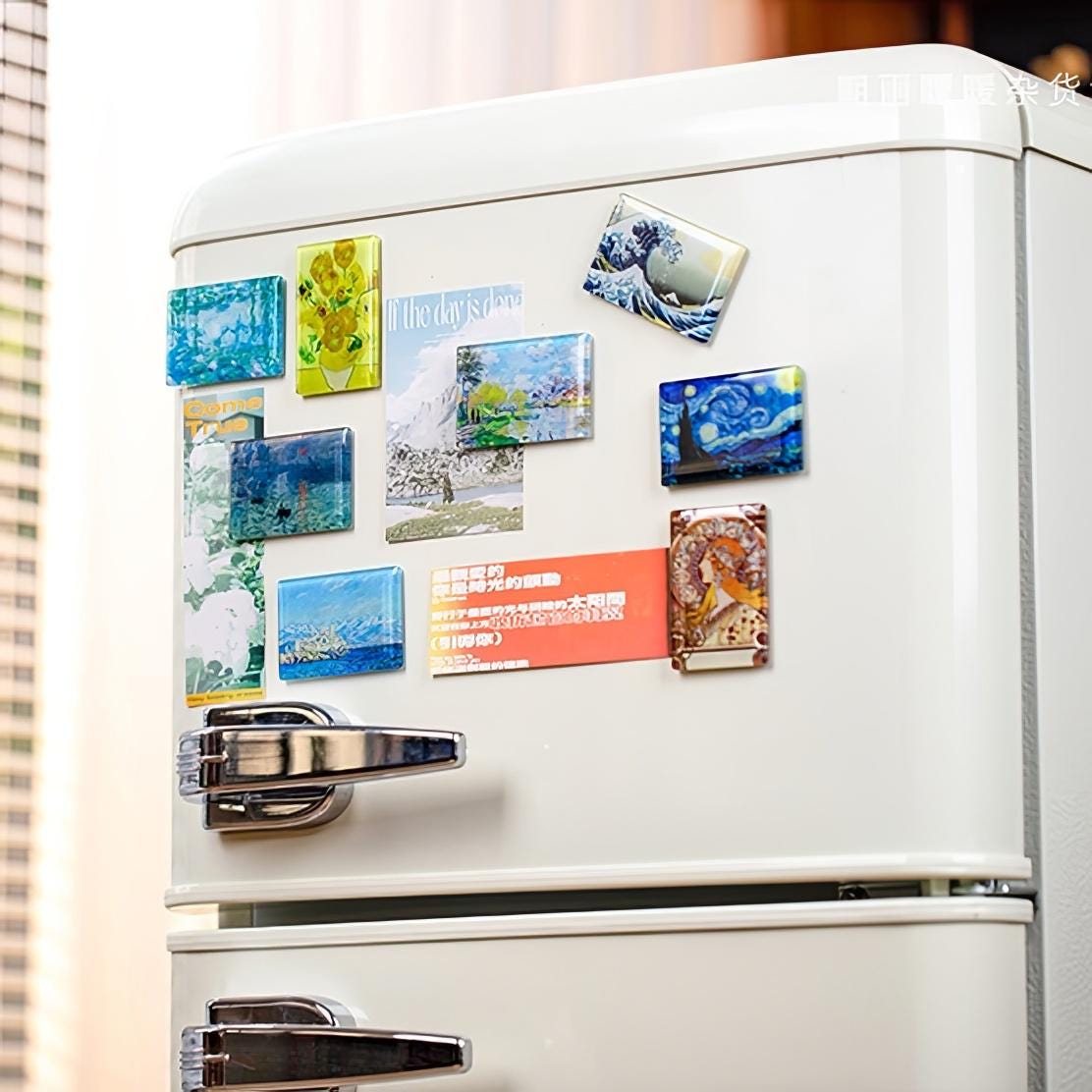 Classic Art Acrylic Fridge Magnet – Van Gogh, Monet | Mini Museum ...