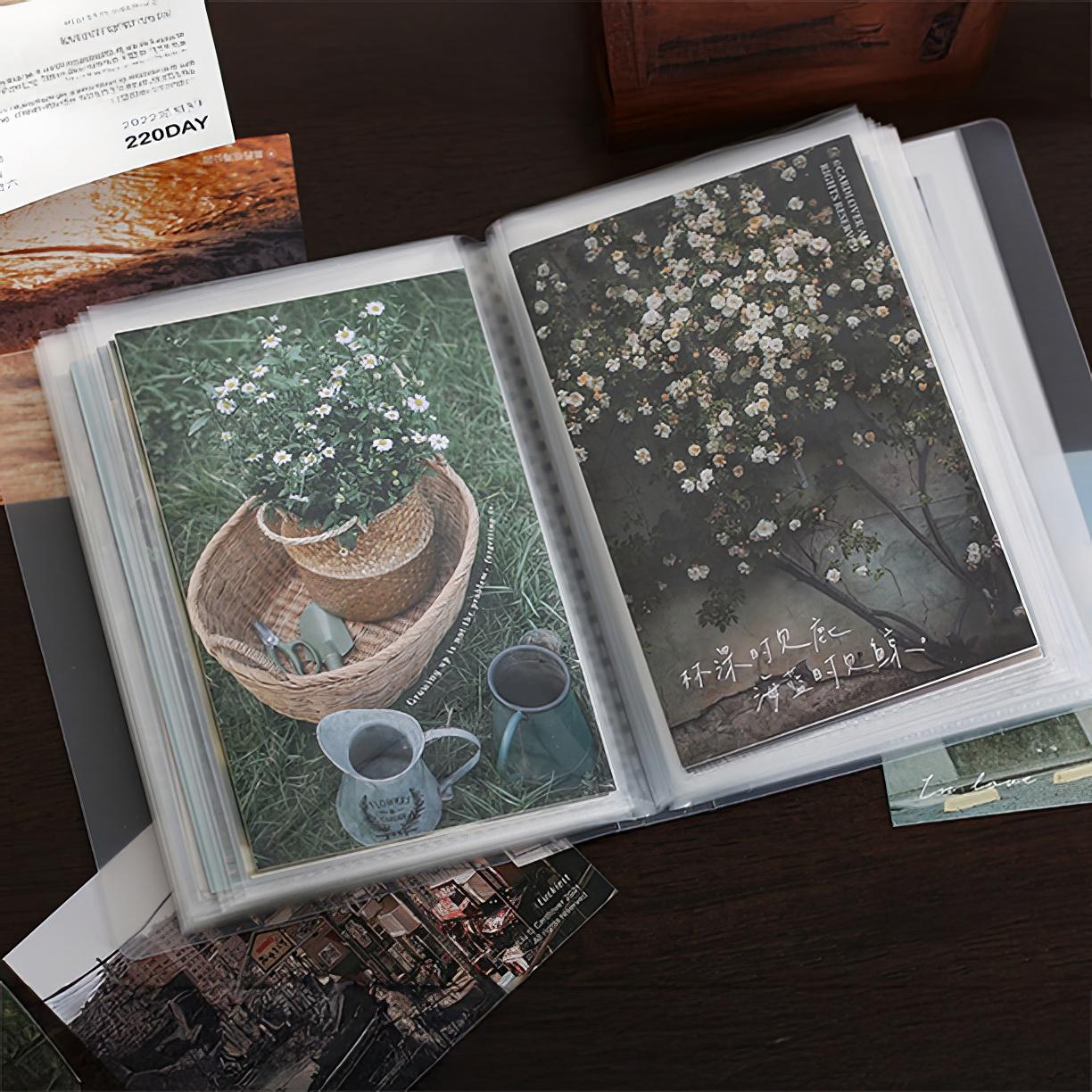 A6 Photo and Sticker Storage Binder – 40 Pockets Insert Album for Memo ...