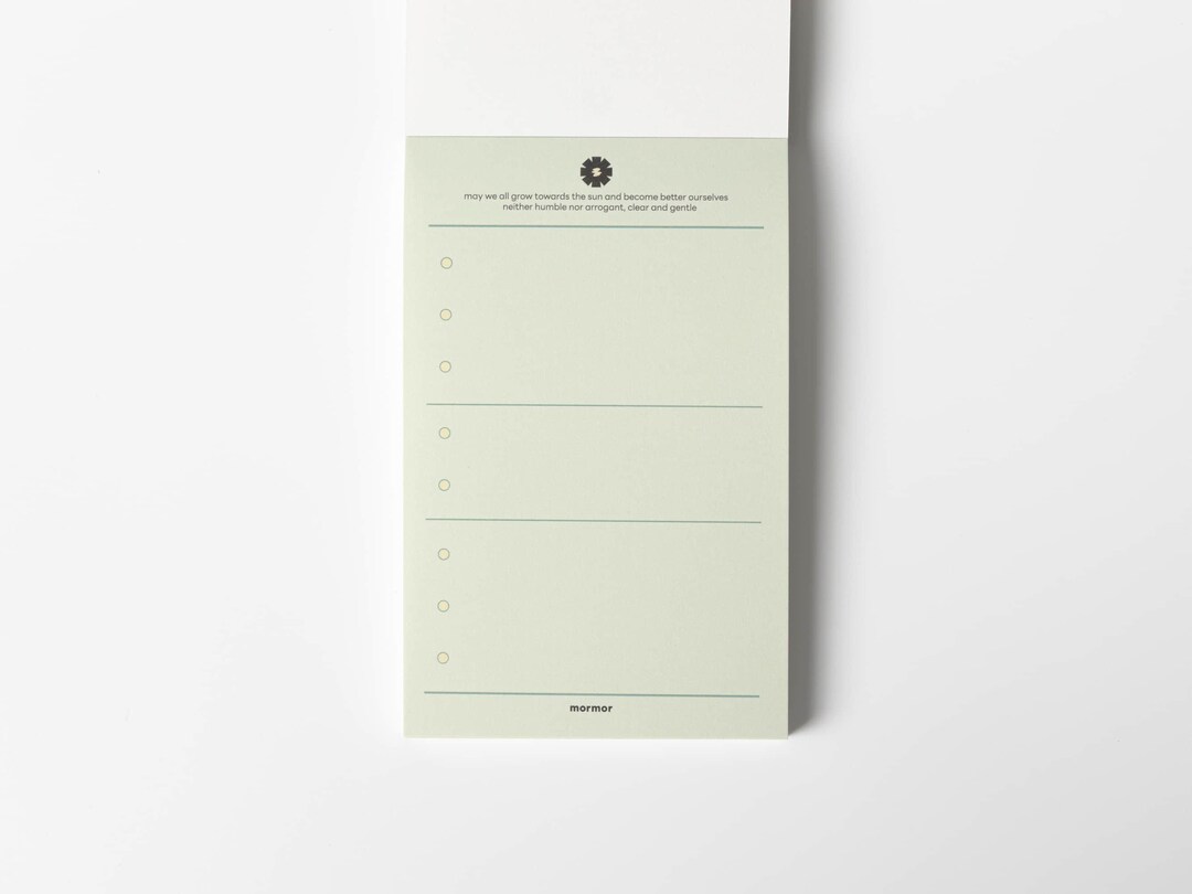 Sage Green Checklist Notepad - Sectioned to Do List 67x105mm - Etsy Canada