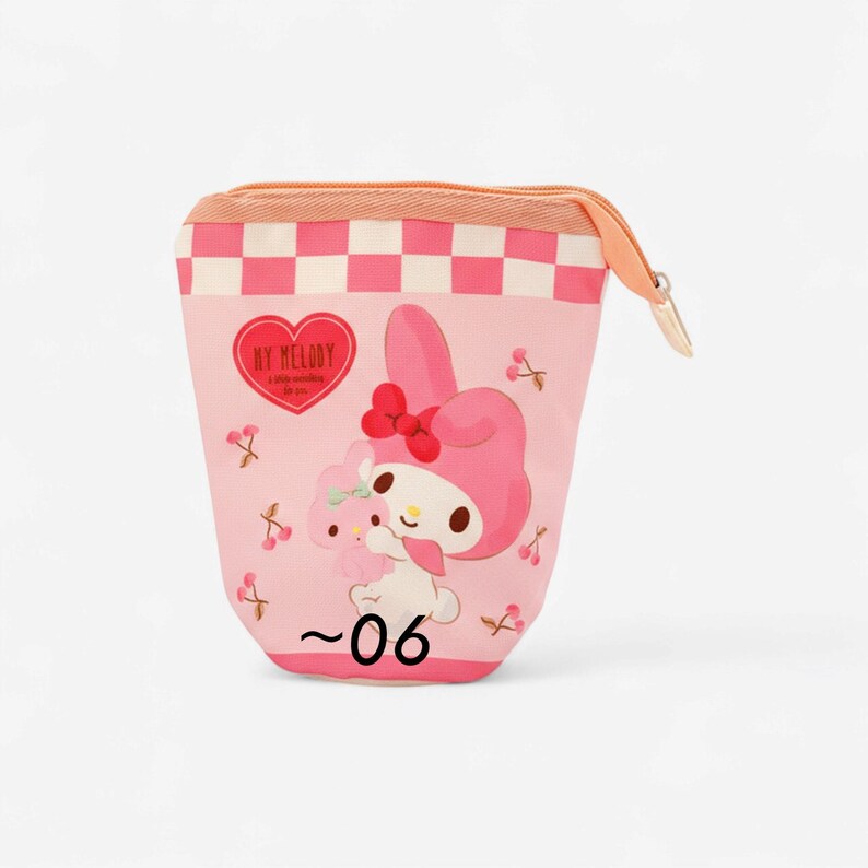 Kawaii Foldable Canvas Pencil Case | Cute Standing Pen Holder With ...