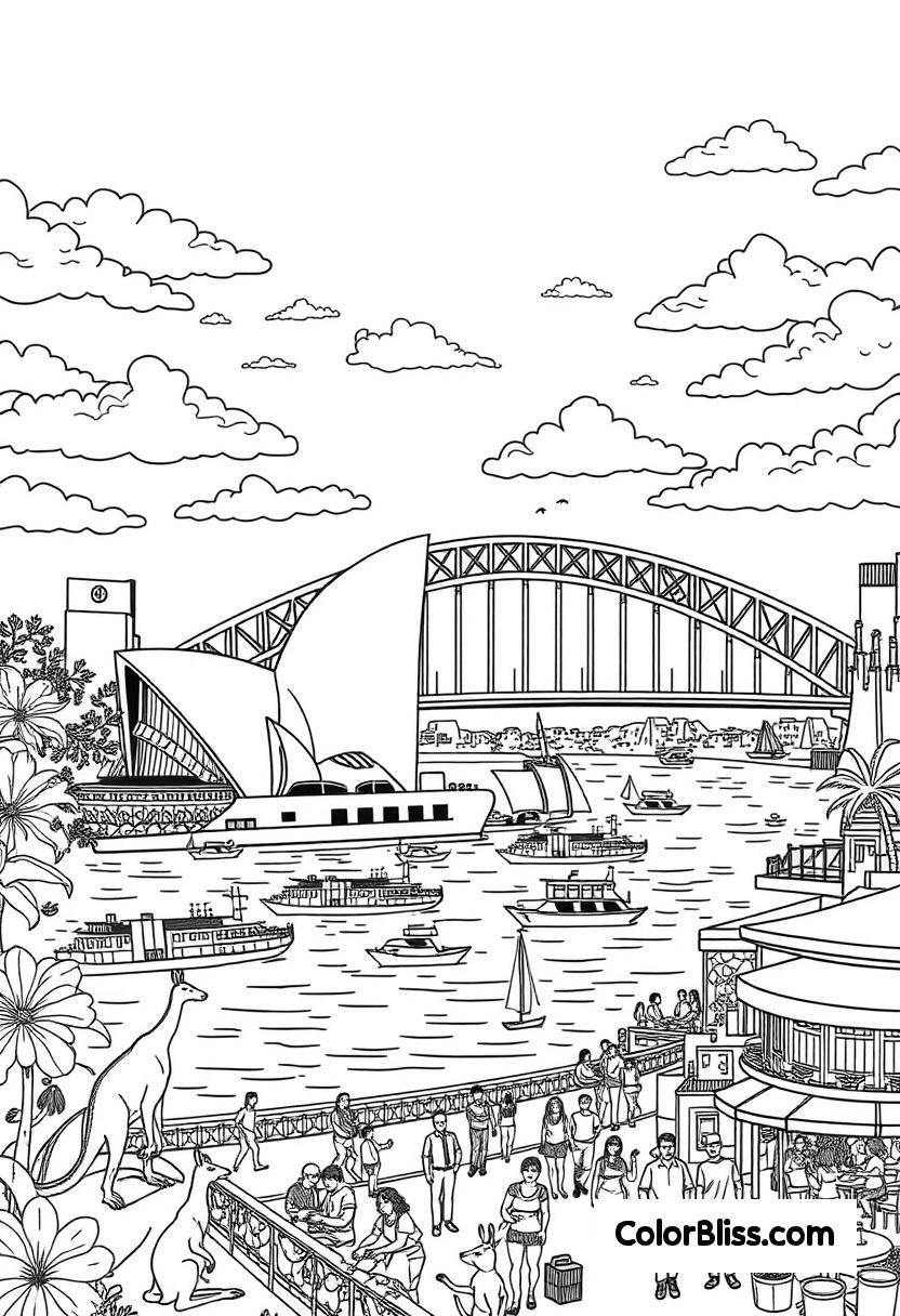 Wanderlust Coloring Bundle – Explore Paris, New York, Sydney & Venice ...