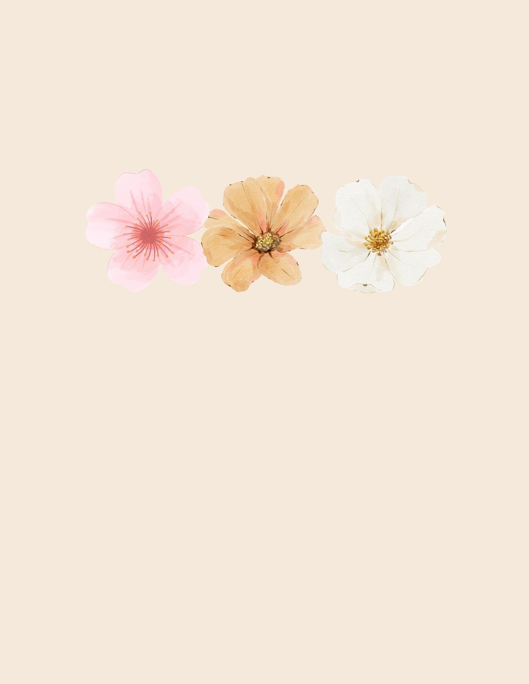 Spring Flowers Writing Paper – Printable Floral Stationery for Notes ...