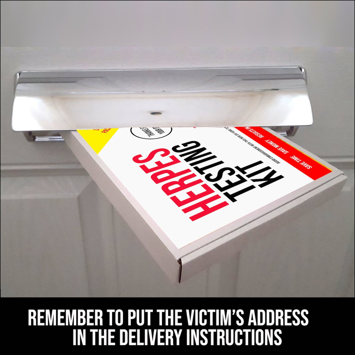 Herpes Testing Kit Gift Box, Unique Gift for Men, Funny Gift, Funny ...