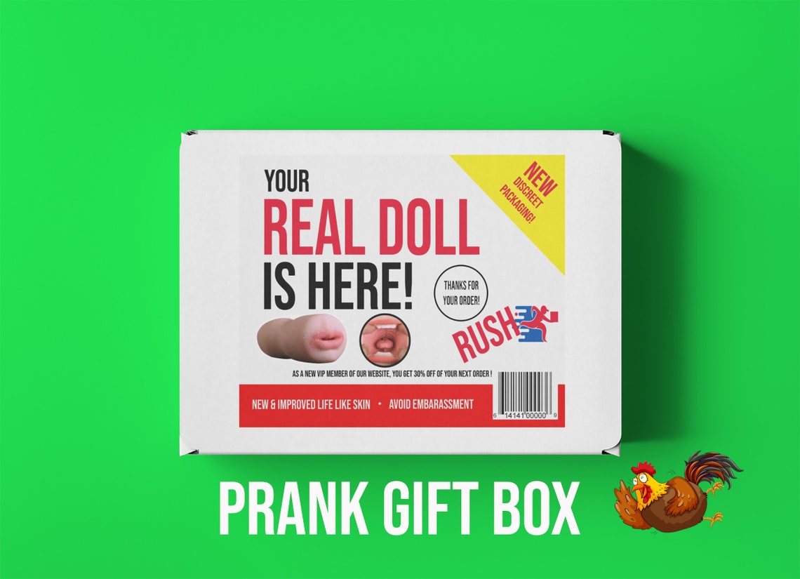 Real Doll Prank Gift Box Unique Gift for Men Funny Gift | Etsy