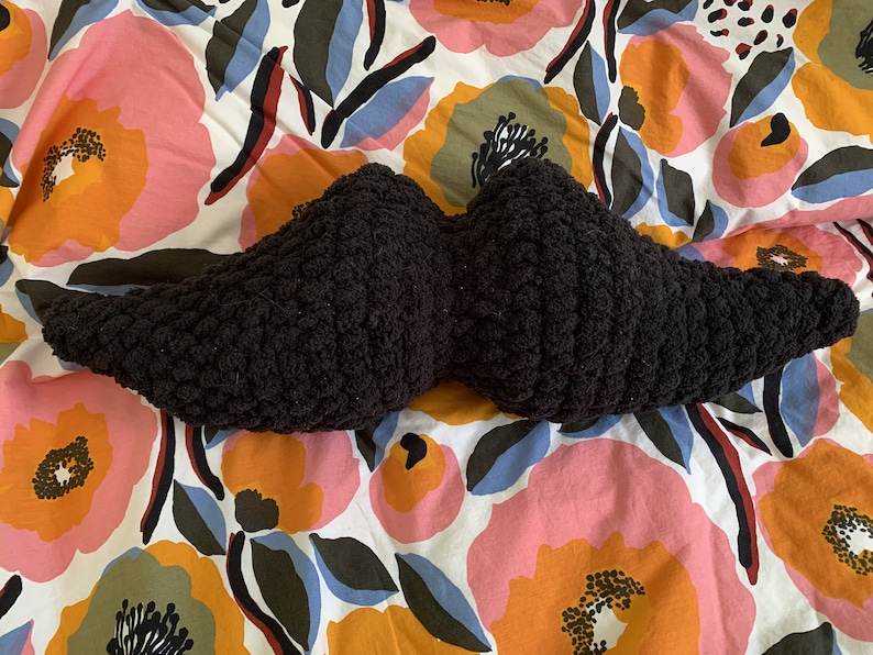 Crochet Mustache Pillow Plush - Etsy