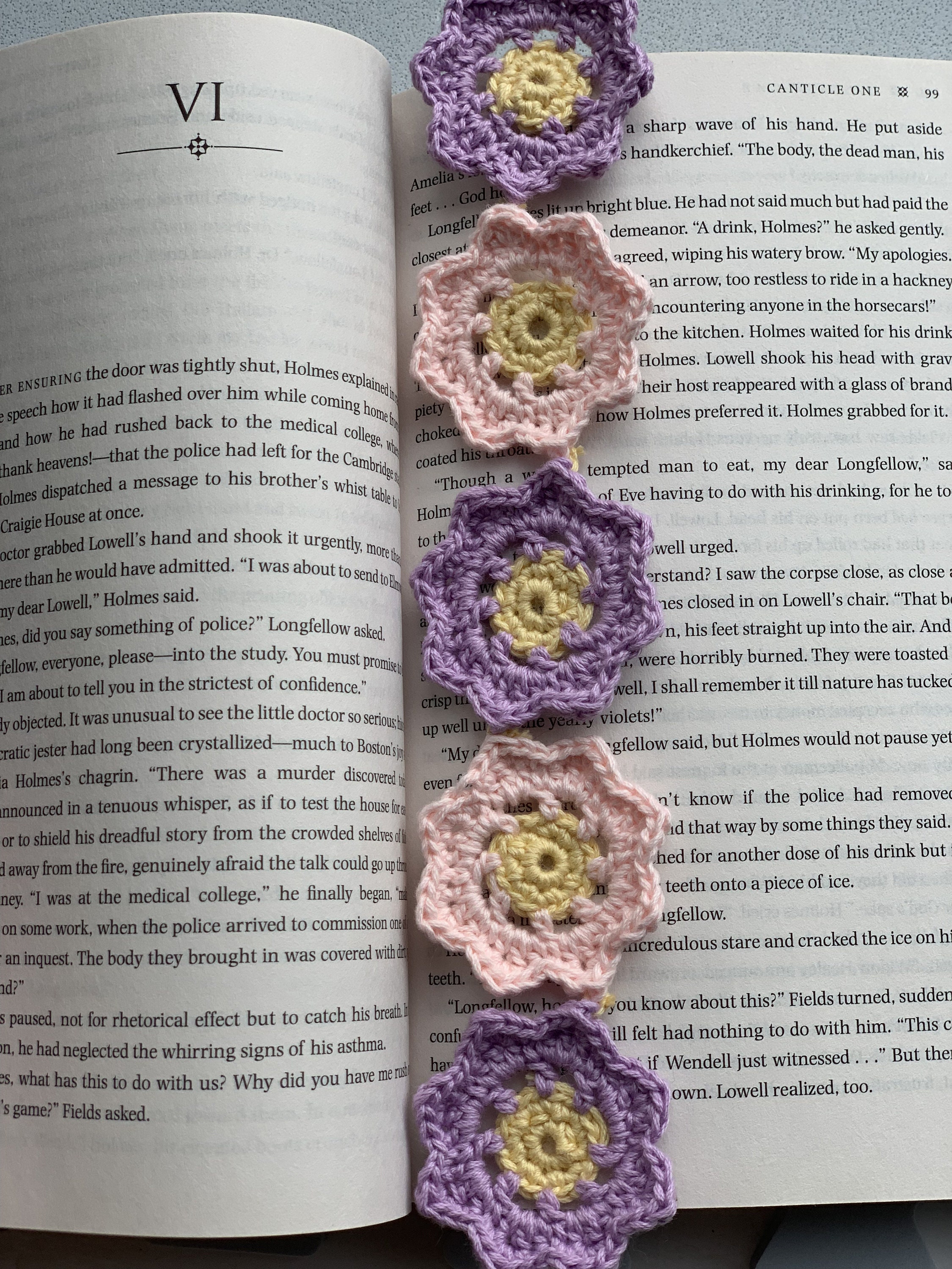 Crochet FLOWER BOOKMARK *quick*beginner to Intermediate*pattern* - Etsy