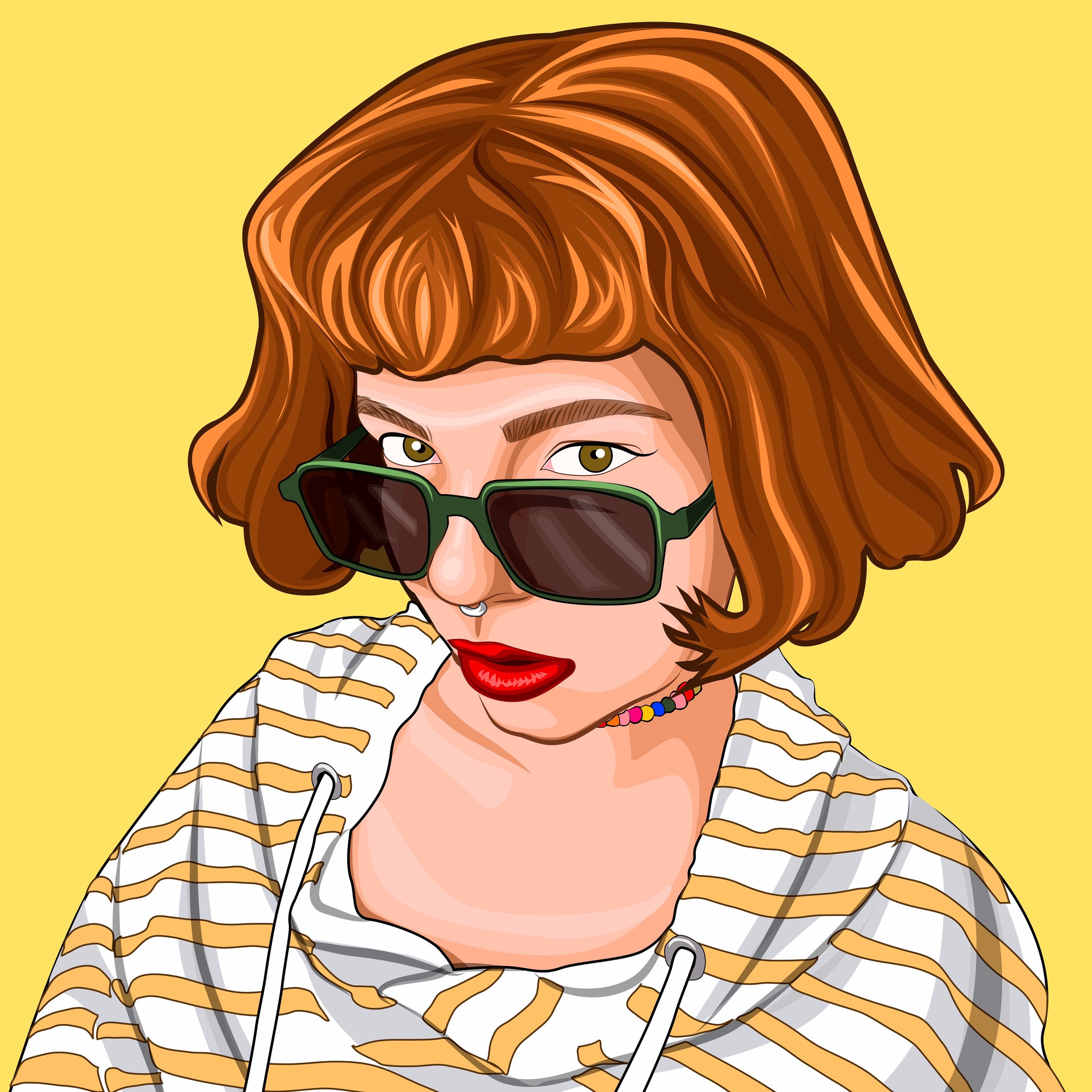 Retrato de dibujos animados Retrato vectorial Vector | Etsy Retrato de dibujos animados Retrato vectorial Vector | Etsy