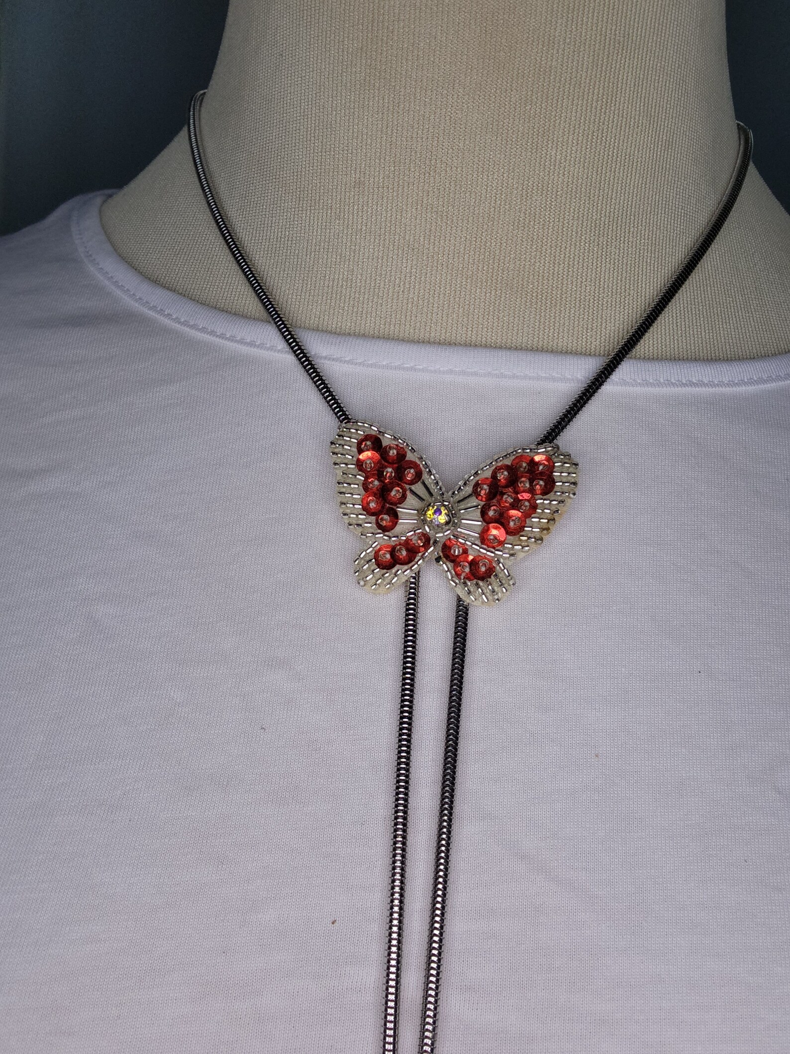 Bolo Tie - Flutterby - Etsy