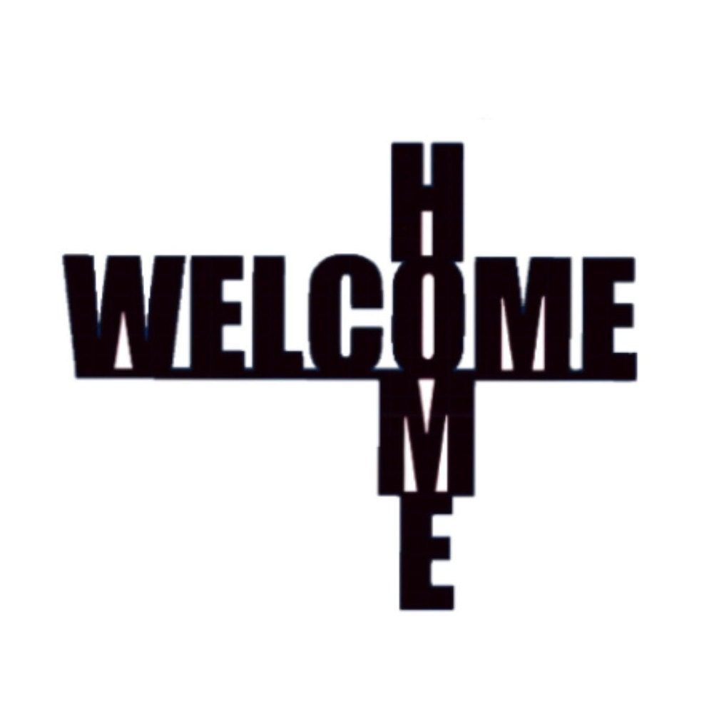 Welcome Home Metal Sign, Welcome Sign Art, Personalized Welcome Sign ...