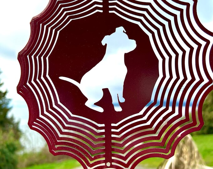 Custom Dog Wind Spinners, Garden Metal Wind Spinner, Custom Garden Art ...