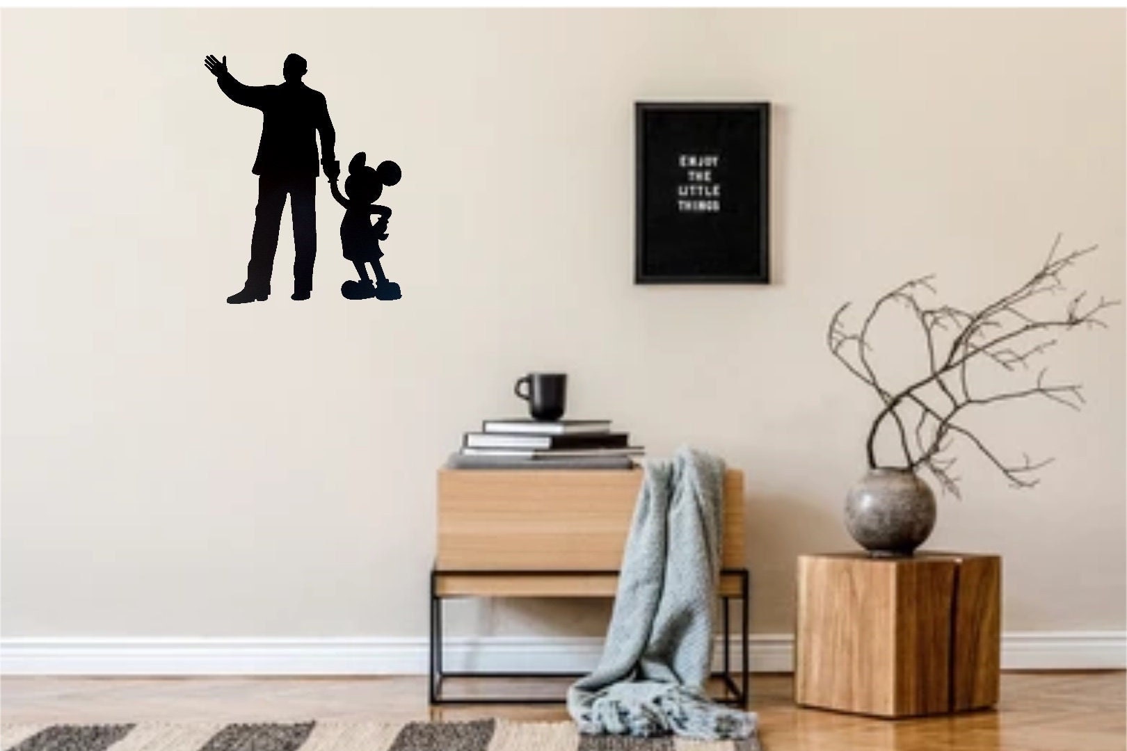 Walt Disney Metal Sign, Mickey and Walt Sign, Disney Decor, Custom Sign ...