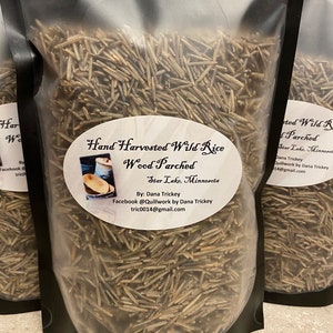 Hand Harvested Wild Rice - Woodfire Parched - Etsy