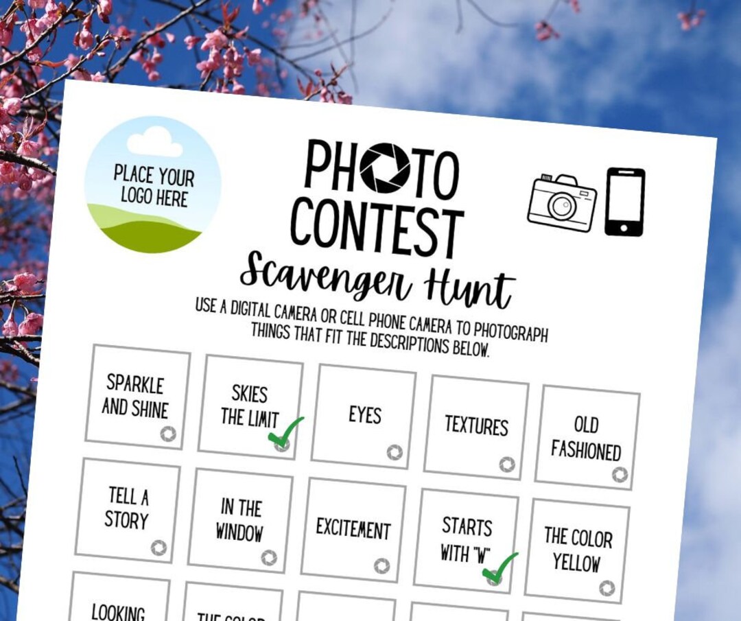 Personalize a Photo Contest, Use Digital Camera or Cell Phone to ...