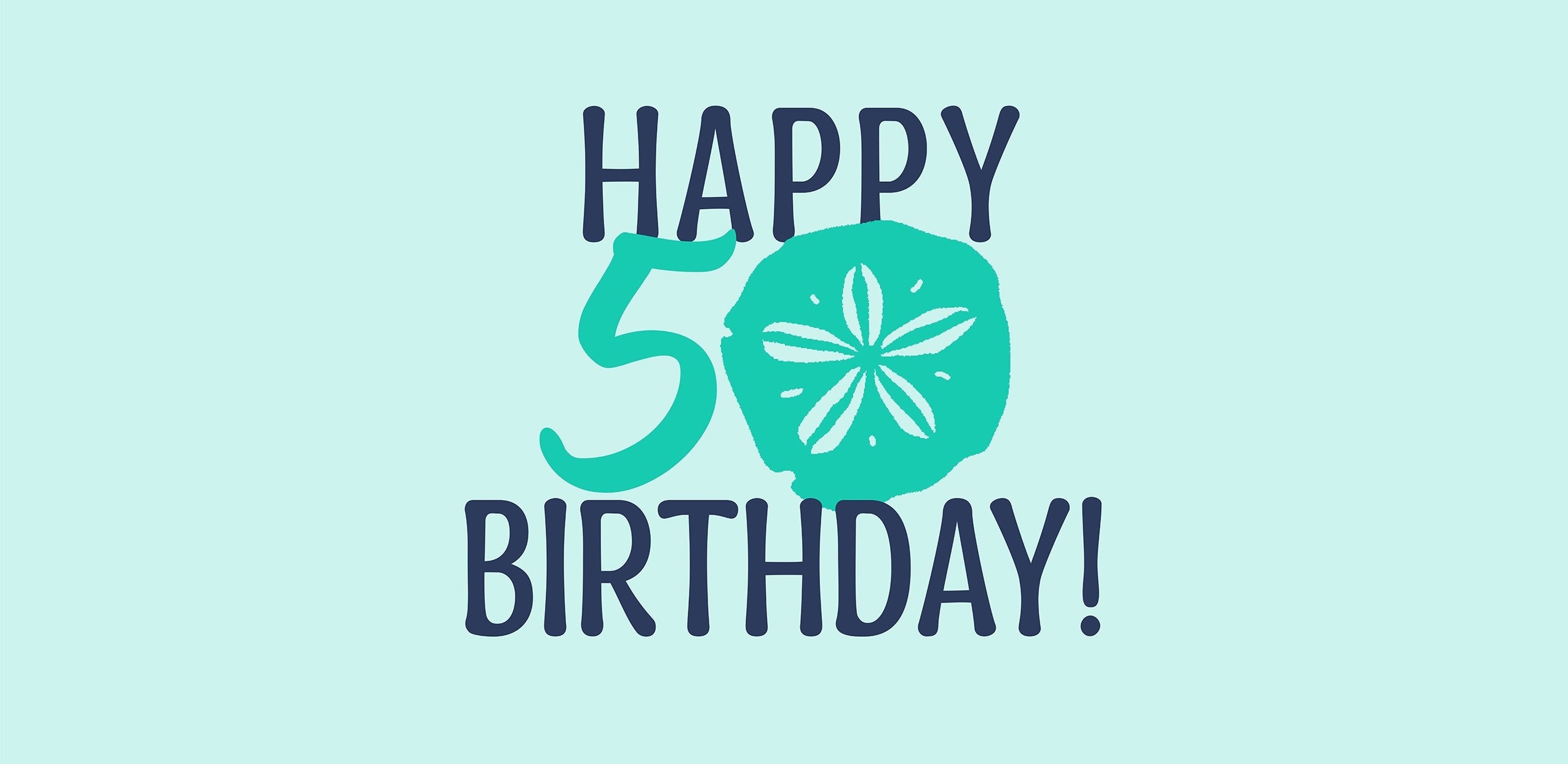 Beach Themed 50th Birthday Banner - Etsy