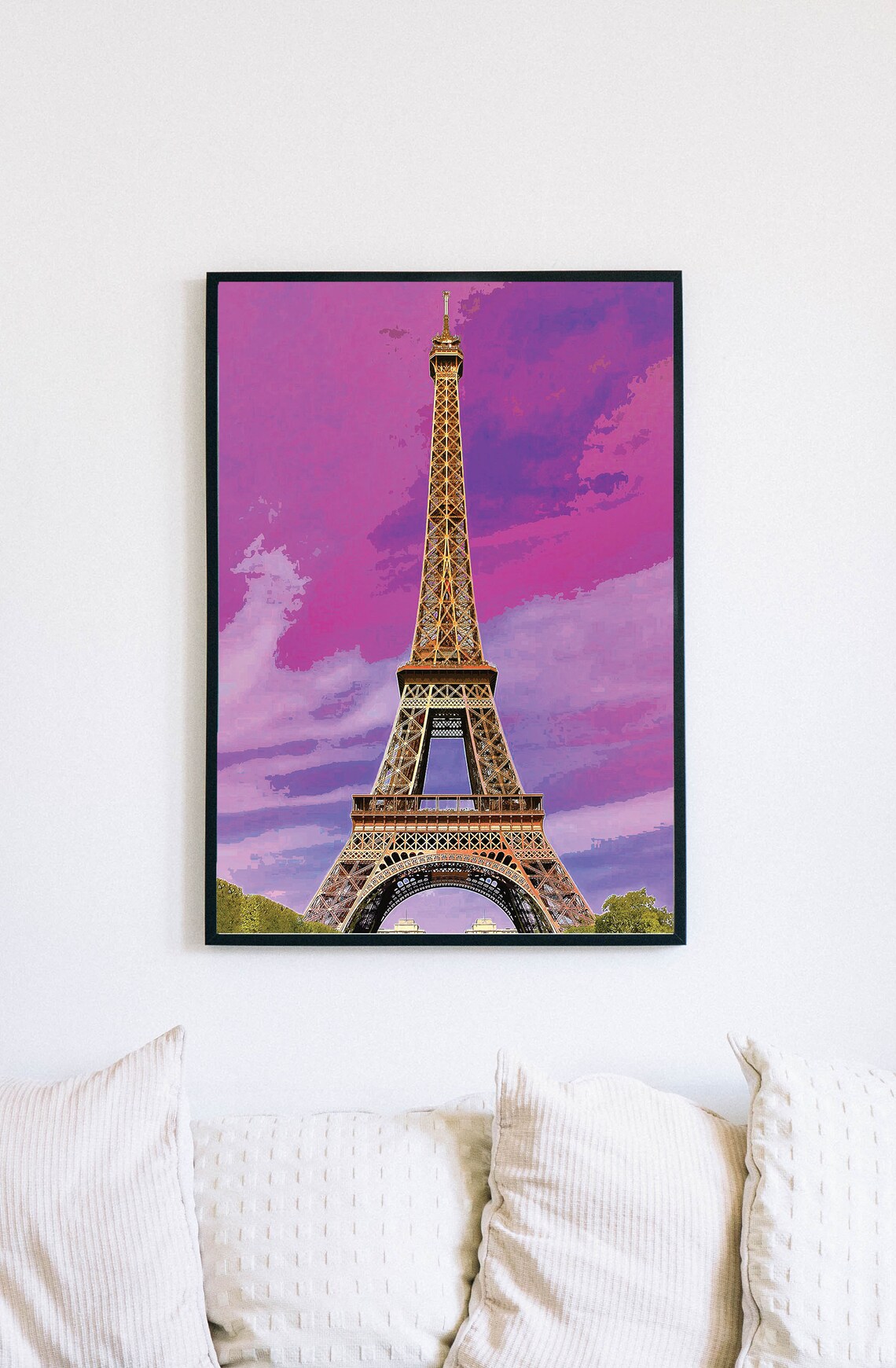 Eiffel Tower Art, Print, Poster, Digital Print Download, Printable Wall ...