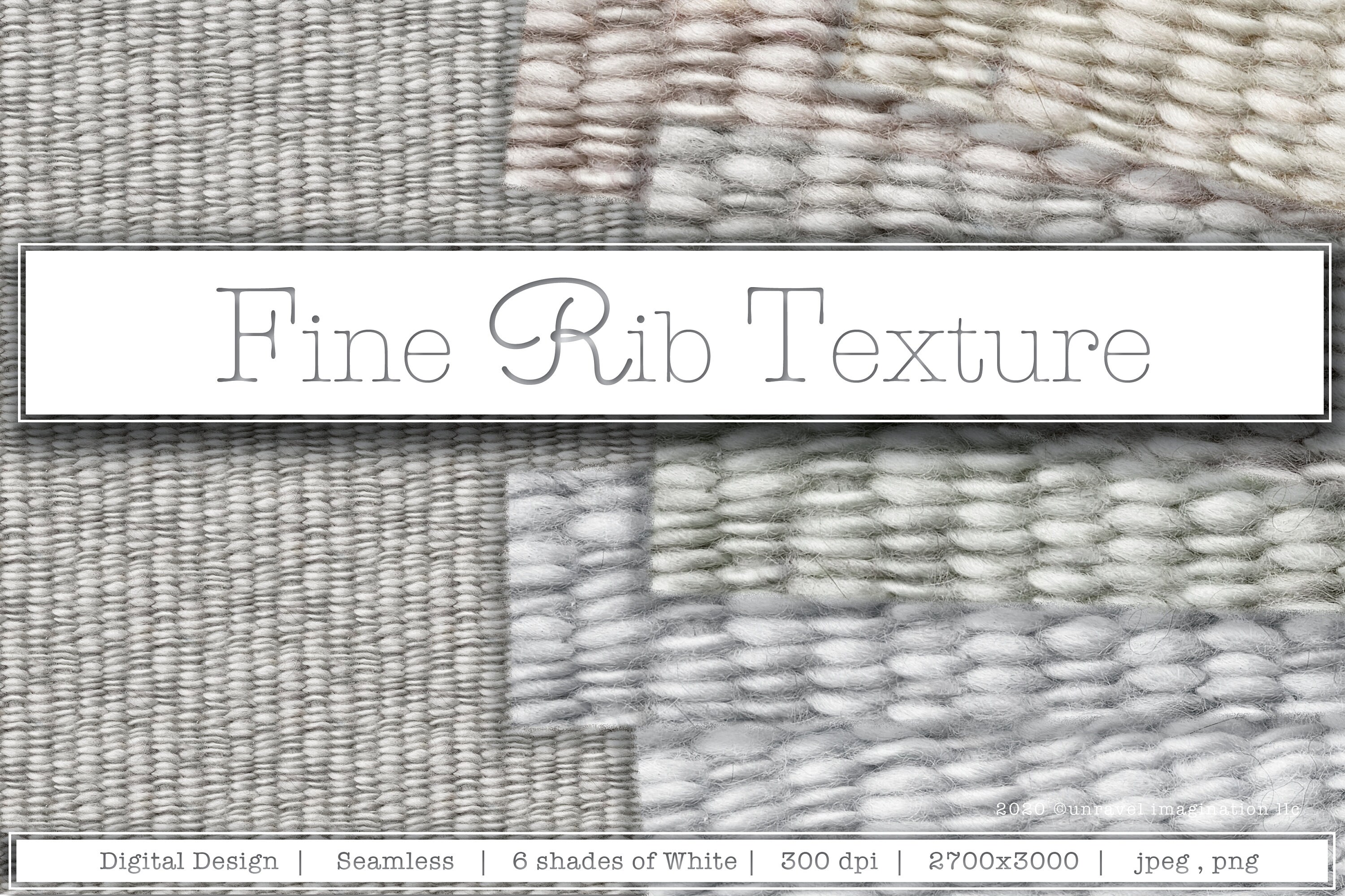 Fine Rib Texture Digital Download Seamless Whites jpg | Etsy