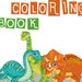 Amazing Dinosaur Coloring Book Dinosaur Coloring Books - Etsy