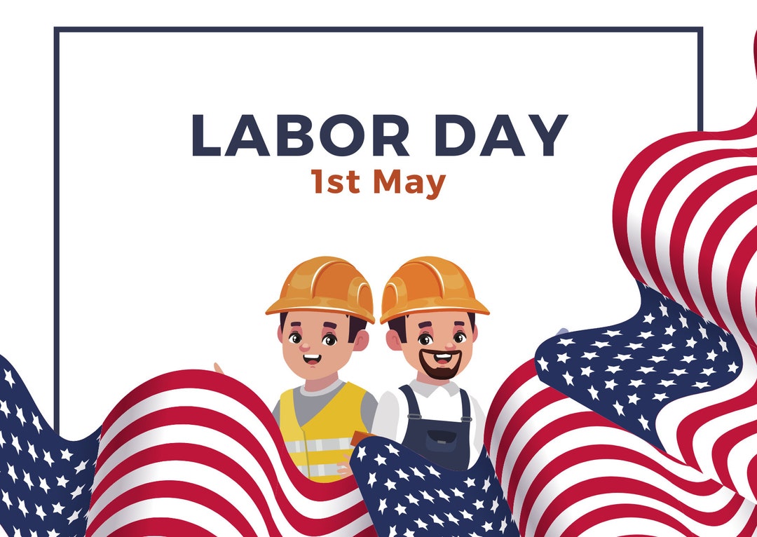 Labor Day Card, Happy Labor Day Card, Labor Day Gift, Printable Labor ...