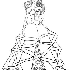 Fashion Coloring Book Fashion Coloring Page Fashion - Etsy