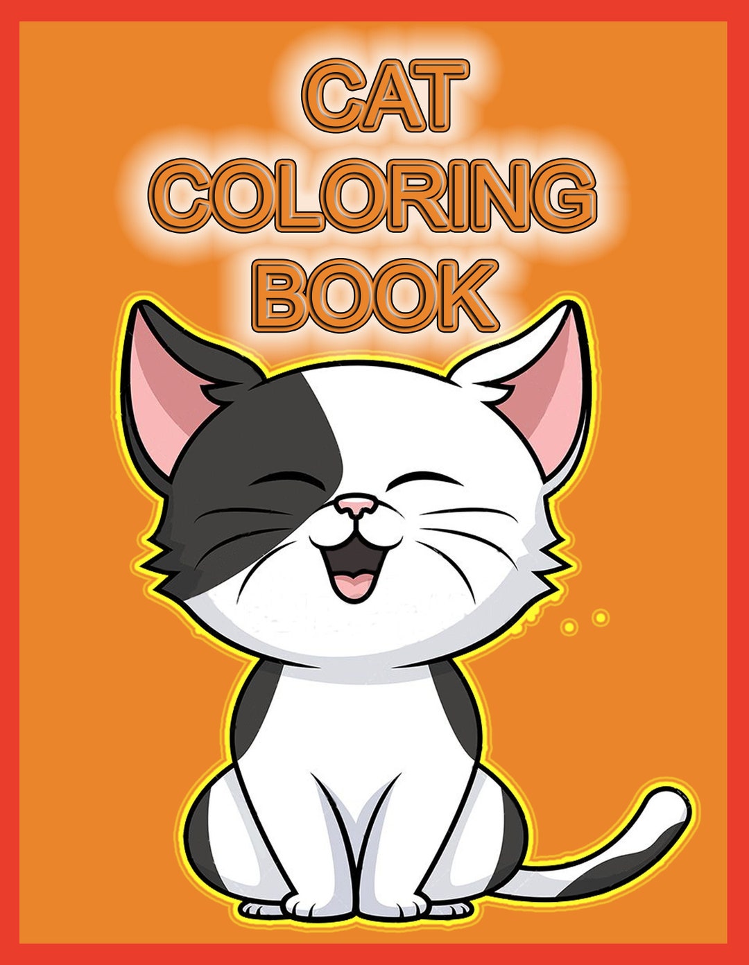 Cat Coloring Book Cat Coloring Pages Cat Coloring Books - Etsy