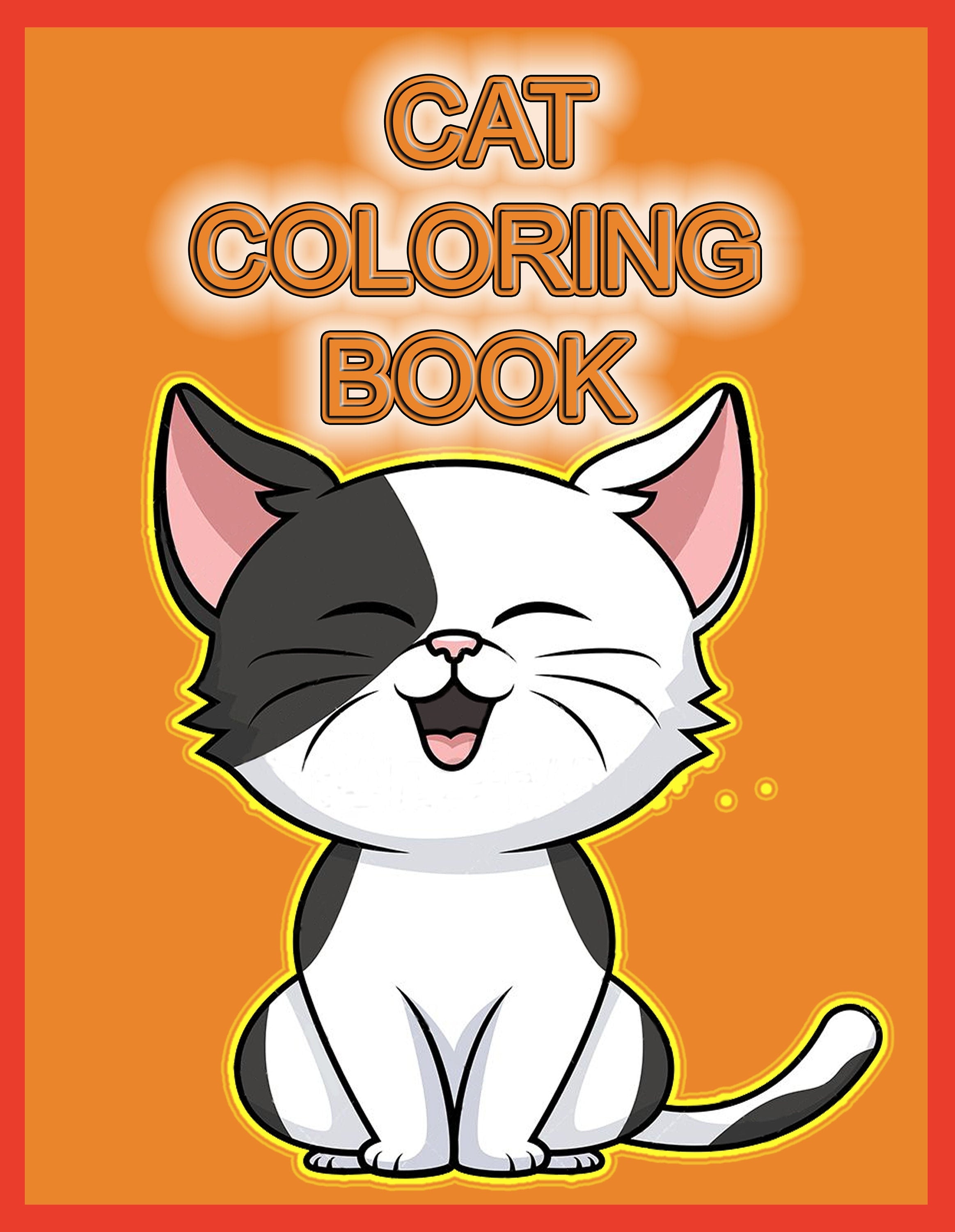 Cat Coloring Book Cat Coloring Pages Cat Coloring Books - Etsy