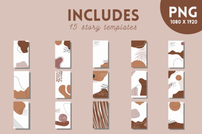 30 Brown Background Instagram Story Ig Highlight Covers - Etsy