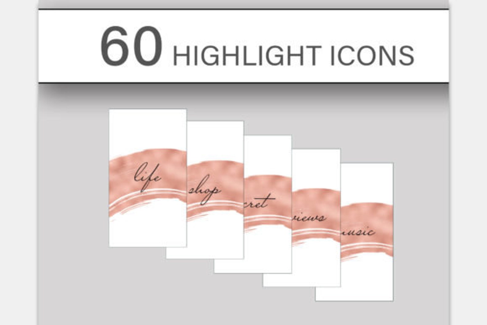 Instagram Stories Highlights Icons Covers Template the Most - Etsy