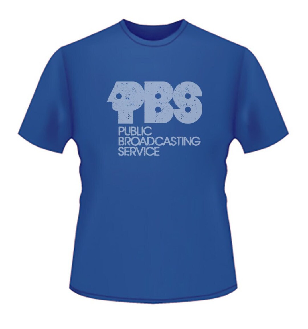 Father's Day Gift, PBS T-shirt - Public Broadcasting Service - White ...